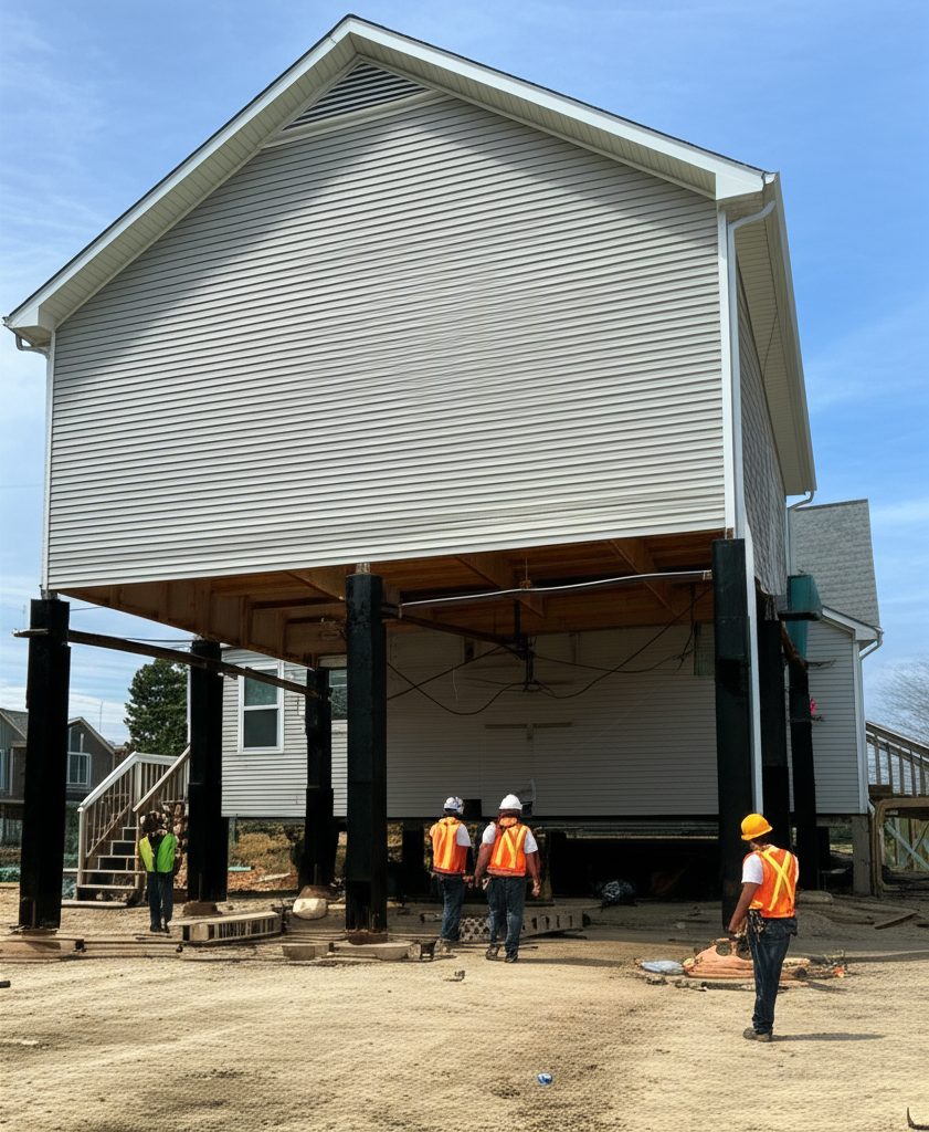 Home Elevation Experts in Guy | Houston Foundation Repair | Allied ...