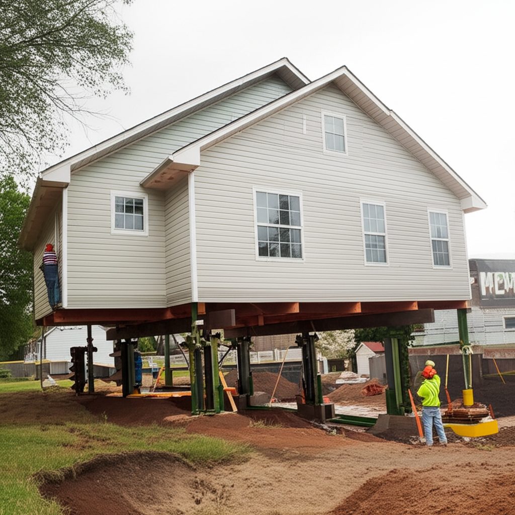 West Columbia Home Elevation: Allied Foundation Experts