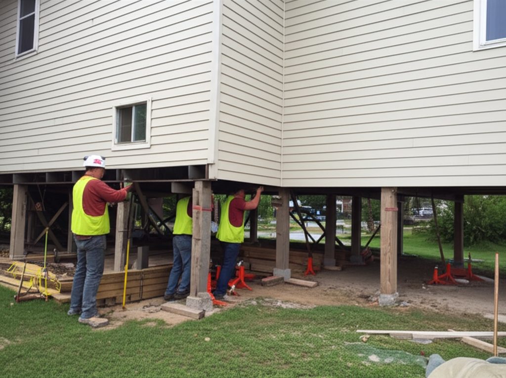 Allied: Bacliff House Leveling & Foundation Repair (2025)