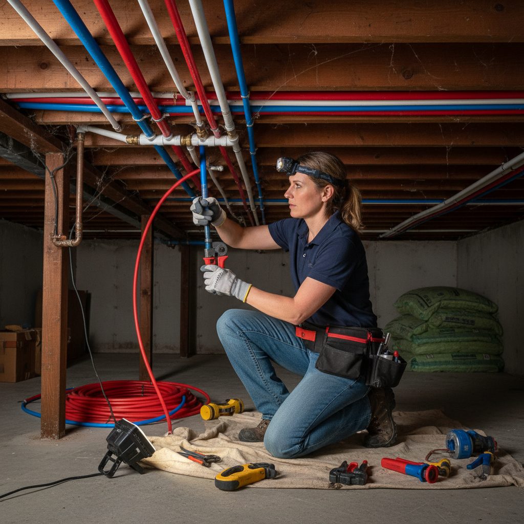 PEX Re-Piping Experts in Spring | Houston Foundation Repair | Allied Foundation