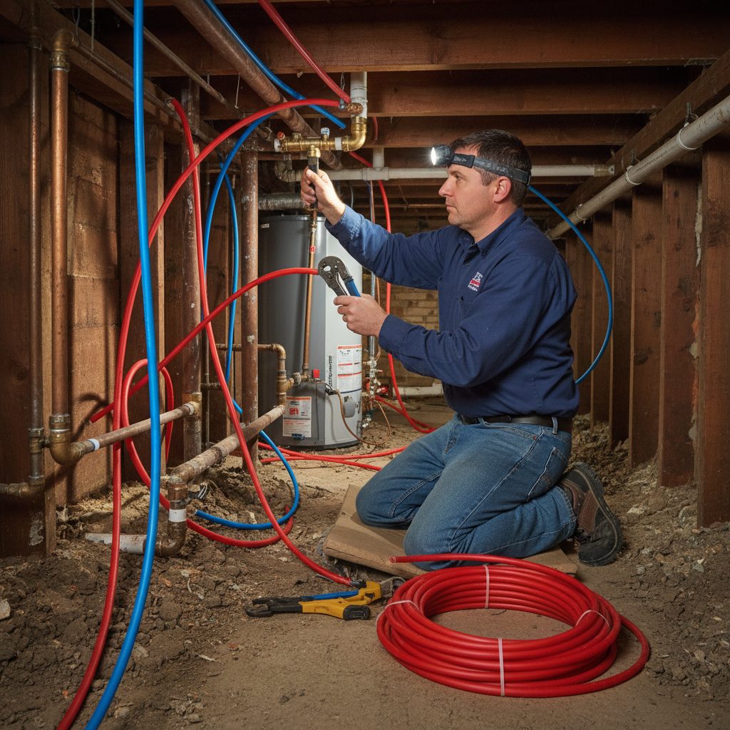 PEX Re-Piping Experts in Texas City | Houston Foundation Repair | Allied Foundation