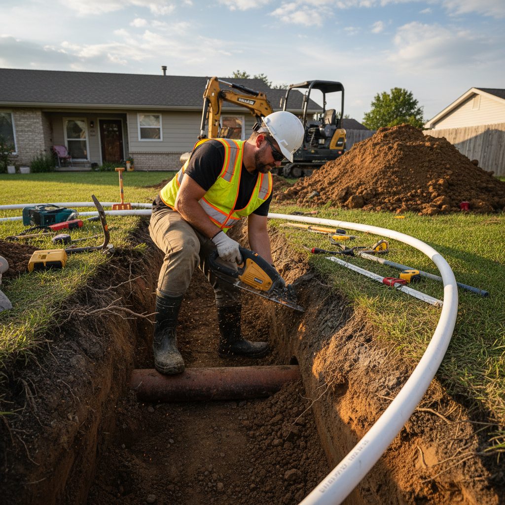 Sewer Line Replacement: Dallardsville by Allied Foundation