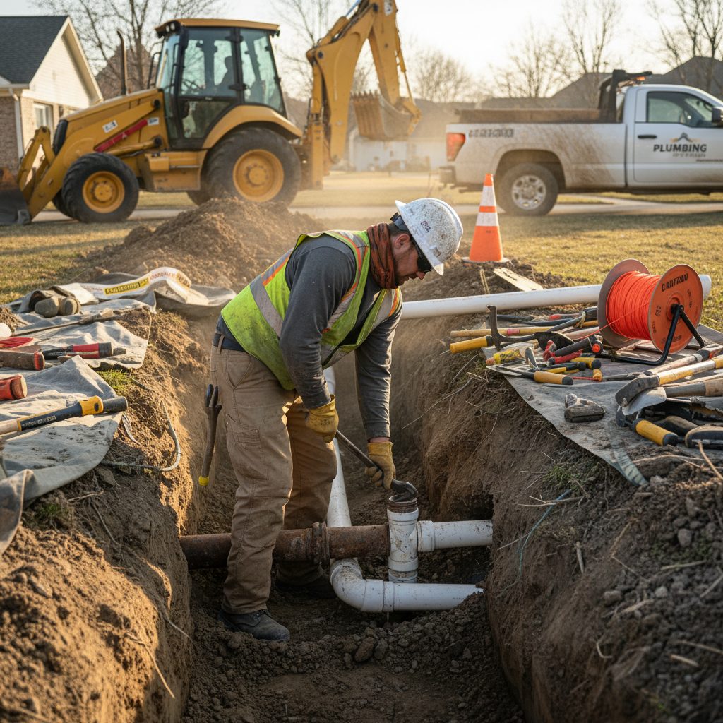 Sewer Line Replacement: Village Mills | Allied Foundation